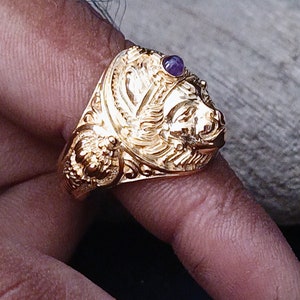 Hanuman Ring, Hindu Jewelry, Handmade Gifts. - Etsy