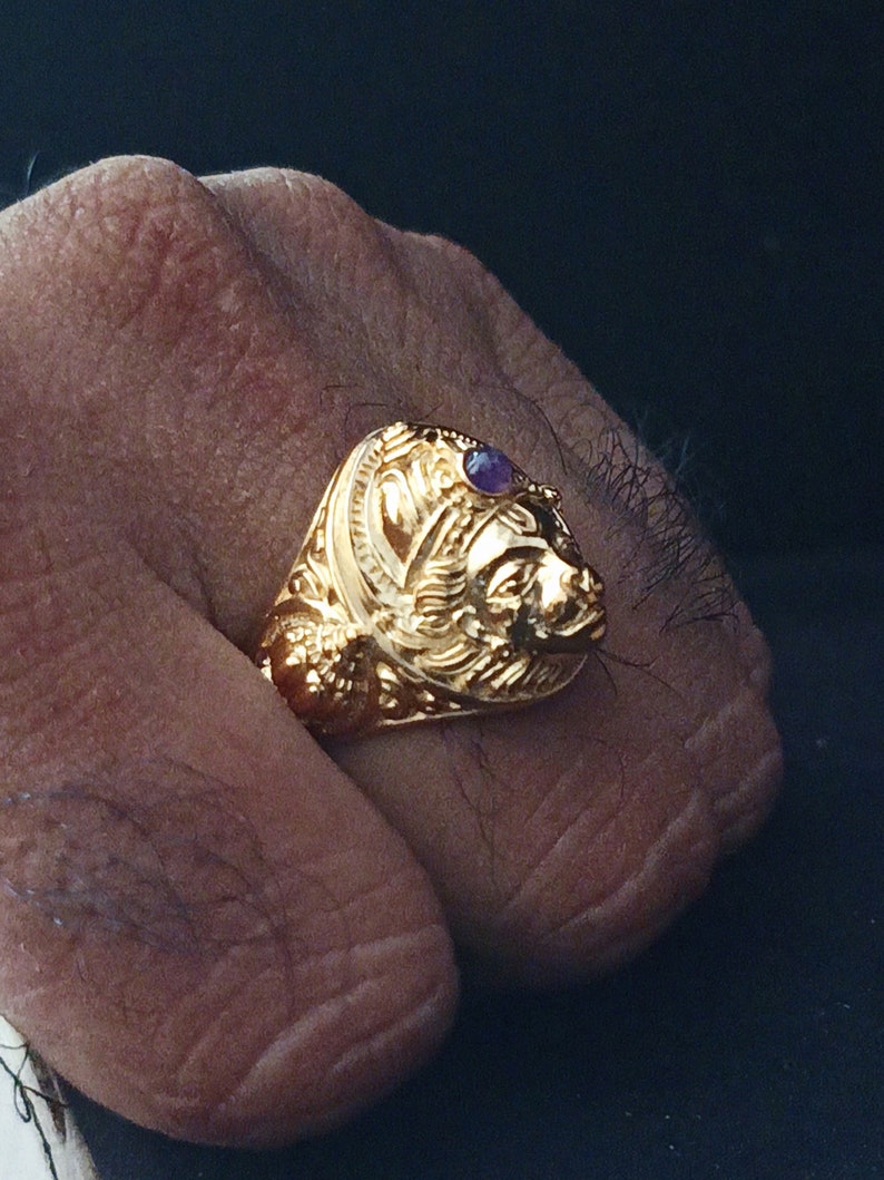 Hanuman Ring, Hindu Jewelry, Handmade Gifts. - Etsy