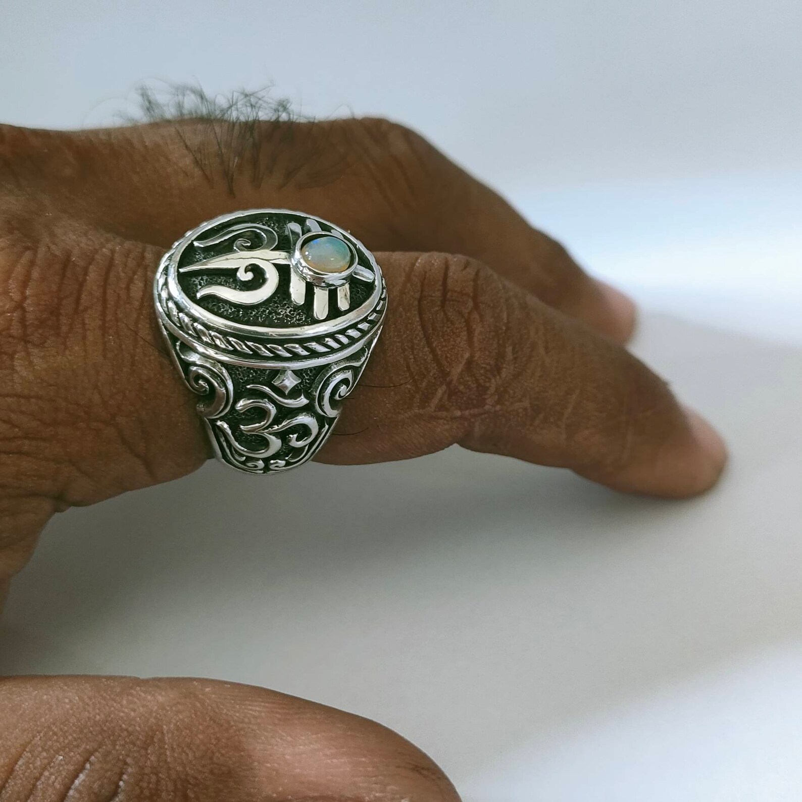 Shiva Lingam Om Shiva Ring Spiritual Ring Religious Symbol. - Etsy