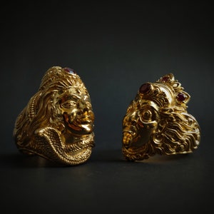 Shiva Ring Silver, Hindu Jewelry, Handmade Gifts. - Etsy