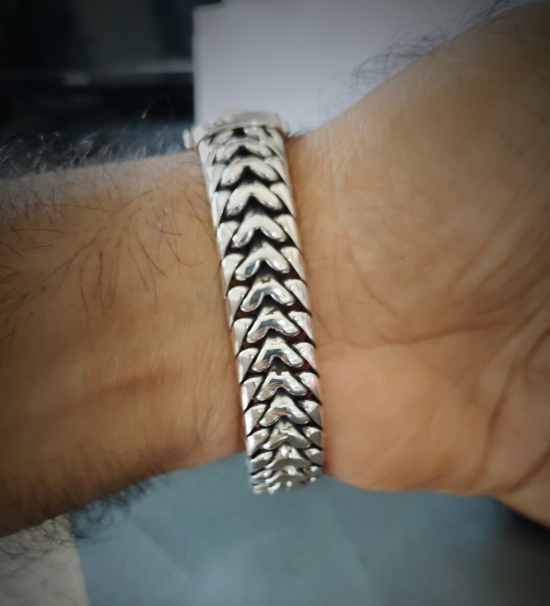 18 Mm 999 Silver Bracelet, Handmade Jewelry, Gift Jewelry, Personalized ...