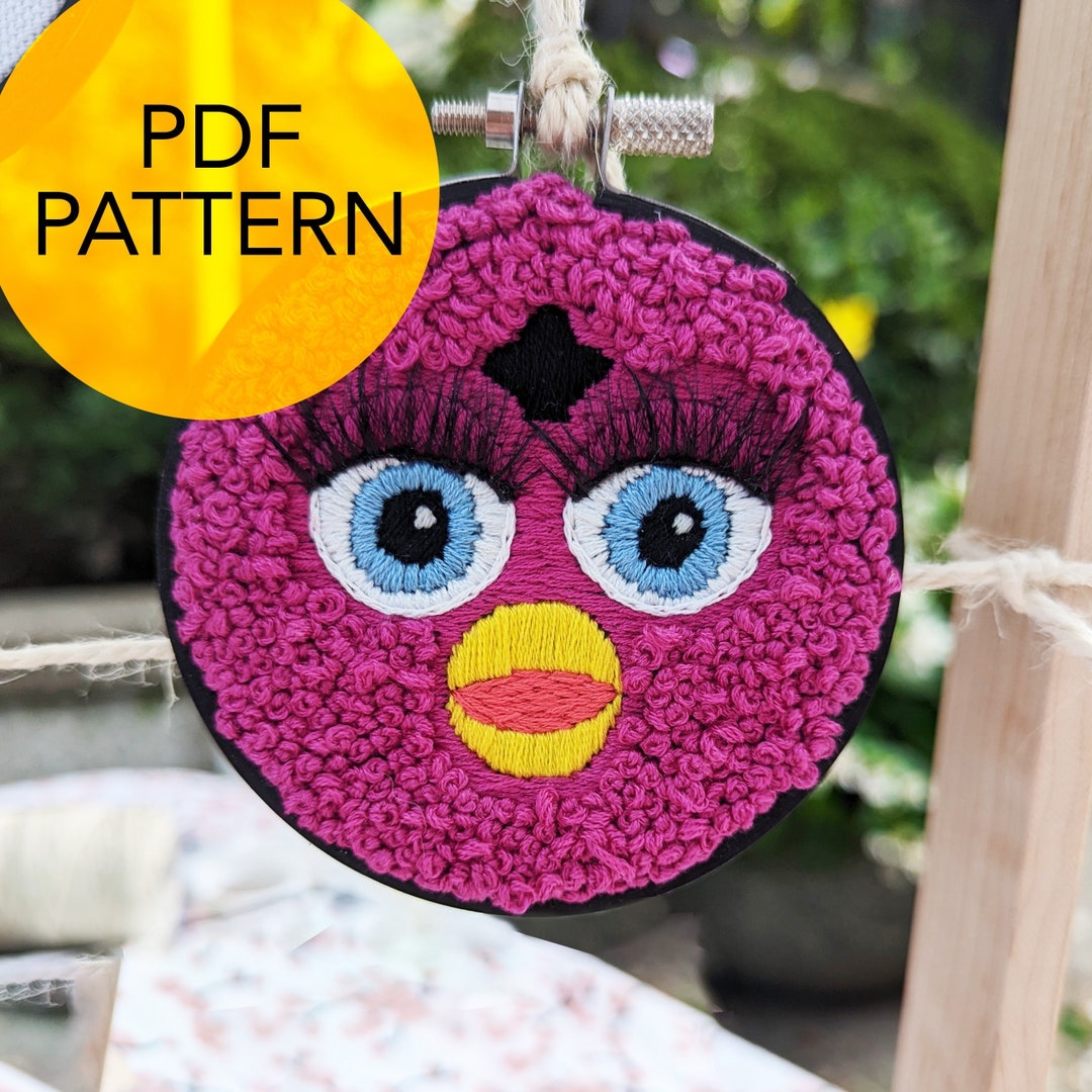 PDF Pattern Furby - Embroidery Pattern - Etsy