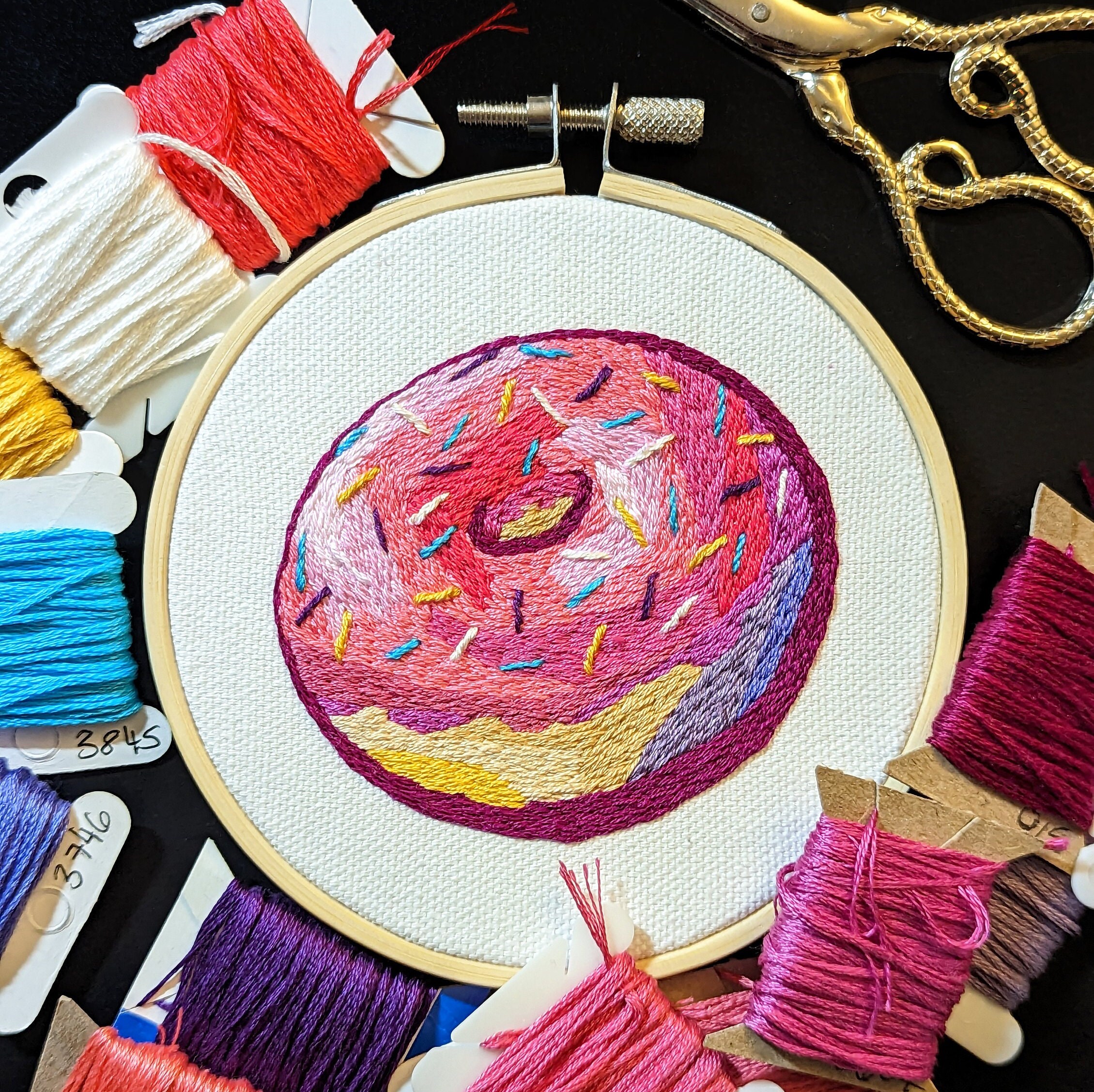 PDF Pattern Sprinkle Donut - Embroidery Pattern - Etsy