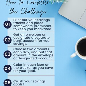 July Savings Challenge Printable, Save 1000, Savings Goal, Money ...