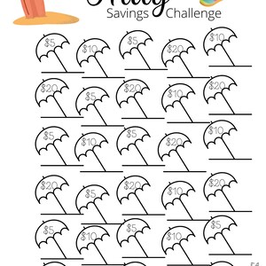 30 Day May Savings Challenge, Printable Goal and Guide, Money Challenge ...
