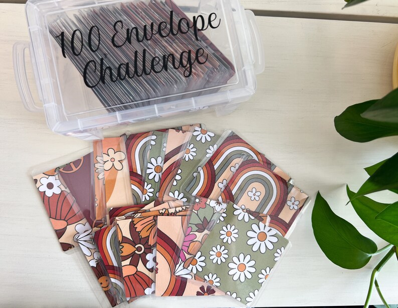 10K Savings Challenge Kit Money Saving Challenge 100 - Etsy