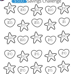 30 Day July Savings Challenge | Save 500 | Printable Goal and Guide ...