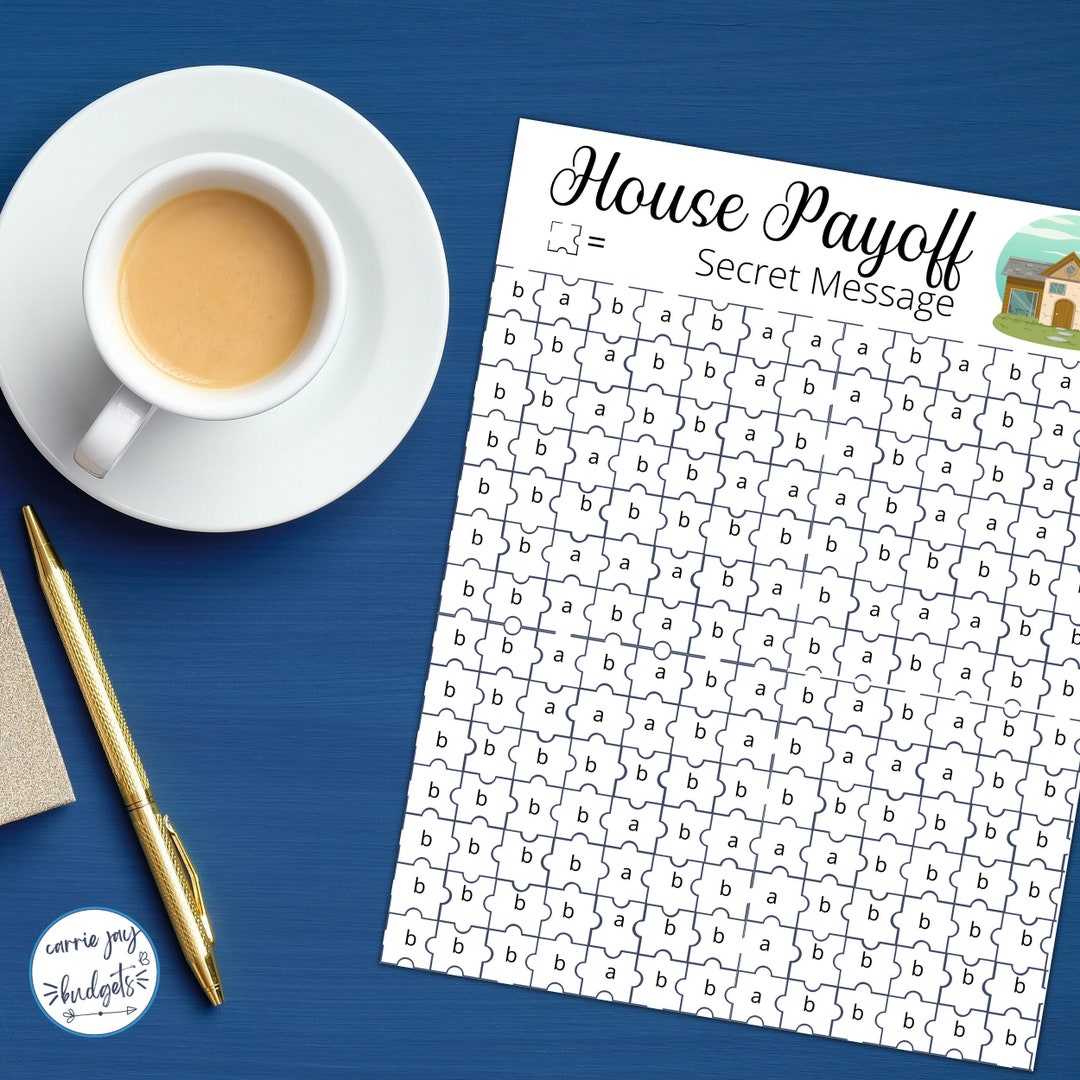 House Payoff Tracker, Mortgage Tracker, Debt Tracker, Money Challenge ...