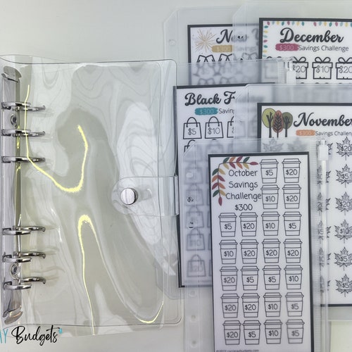 Fall and Winter Savings Challenge Starter Set Save 300 Set - Etsy