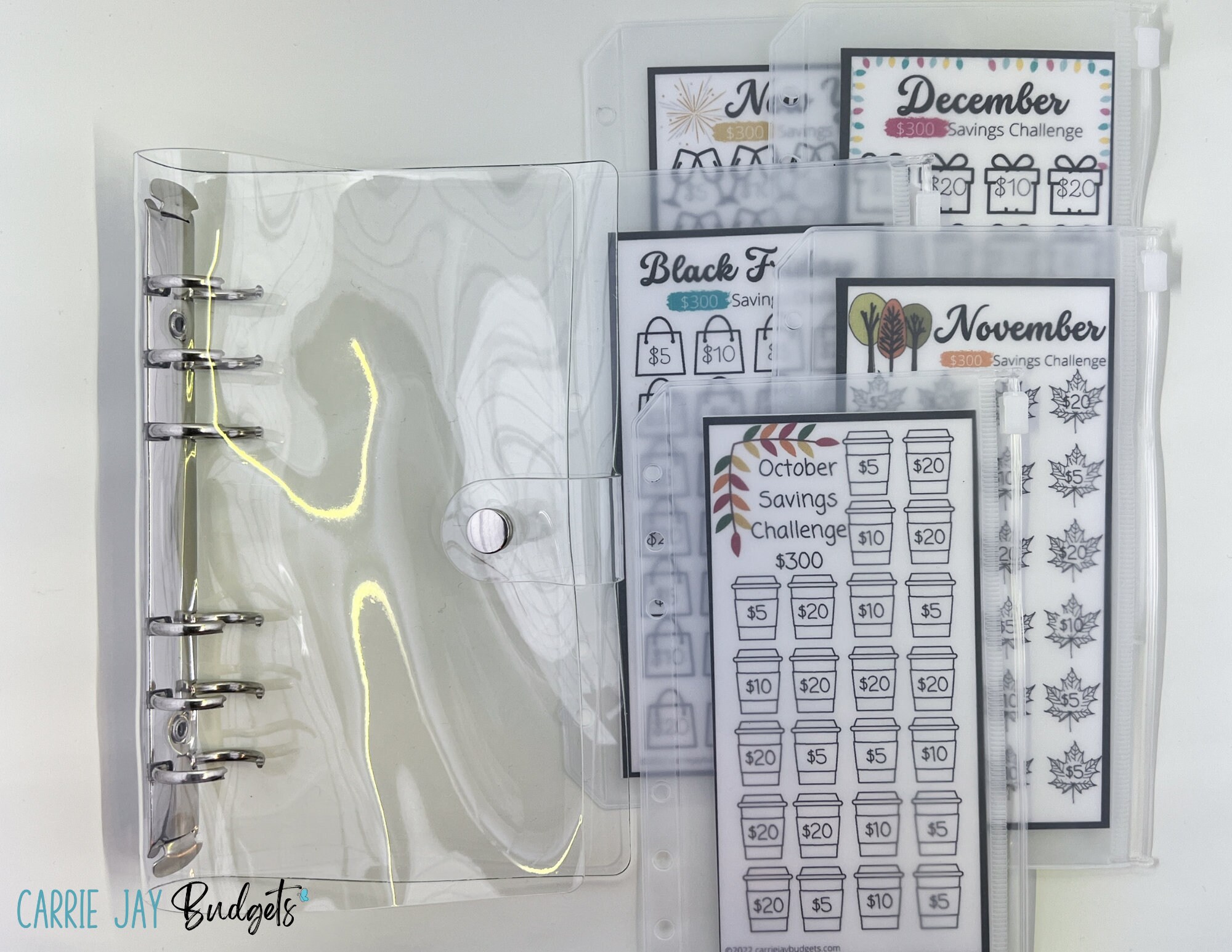 Fall and Winter Savings Challenge Starter Set Save 300 Set - Etsy