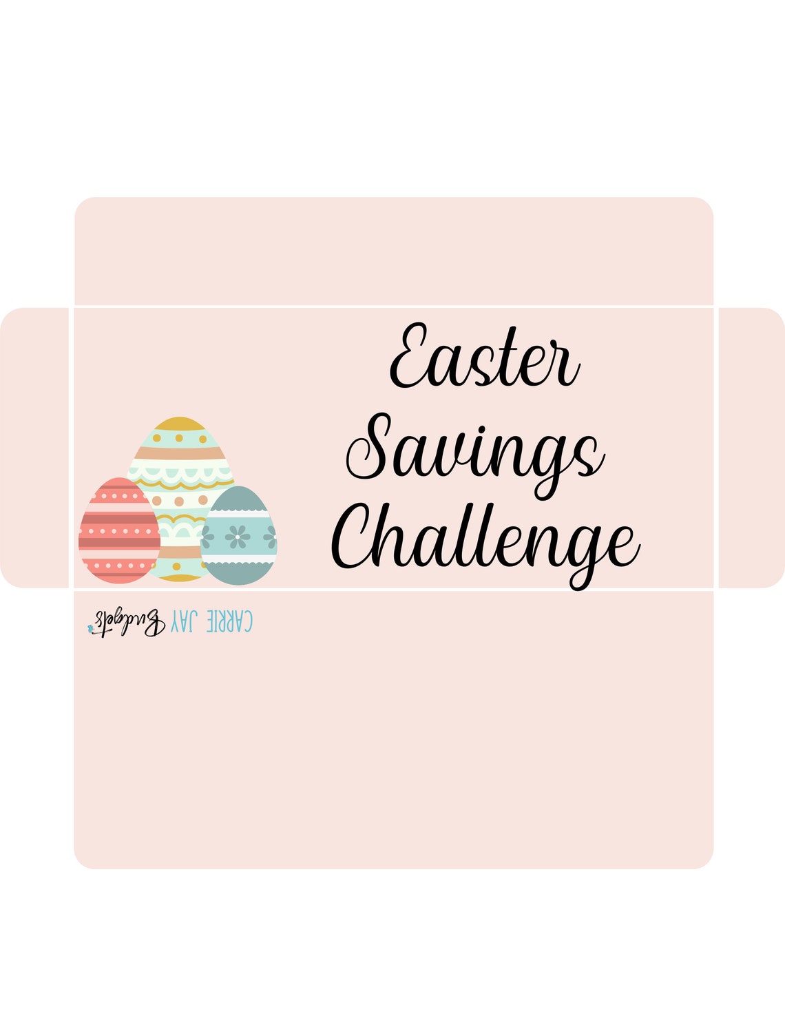 30 Day Easter Savings Challenge, Printable Goal and Guide, Money ...
