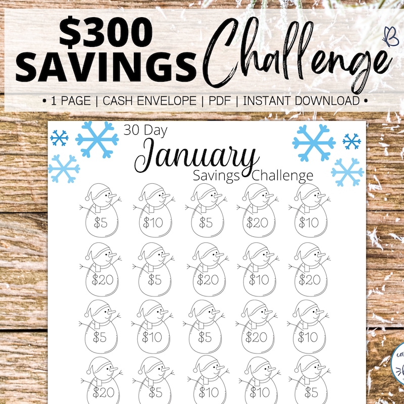Winter Savings Challenge - Etsy