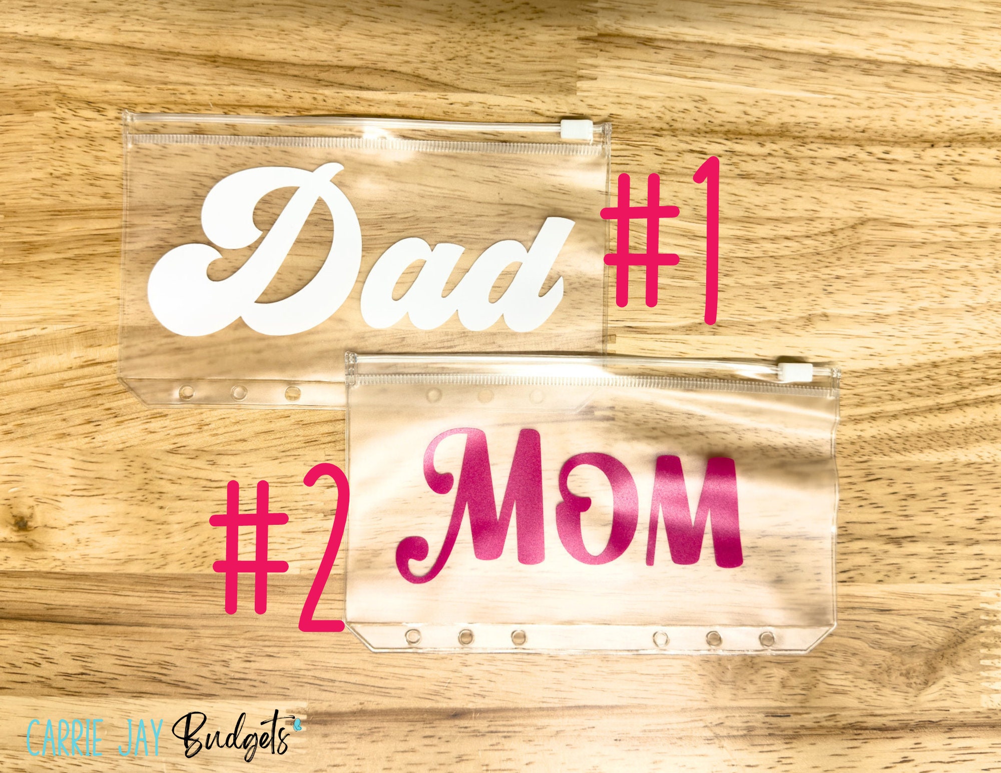 Custom Cash Envelope Labels and Zipper Envelopes | A6 Cash Labels ...