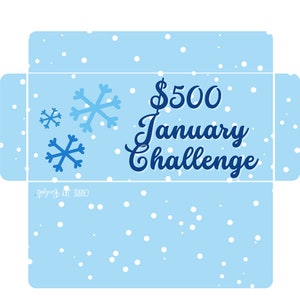 30 Day January Savings Challenge | Save 500 | Printable Goal and Guide ...