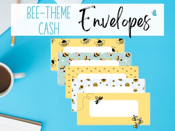 Printable Cash Envelopes Bee Theme Dave Ramsey Inspired Set - Etsy
