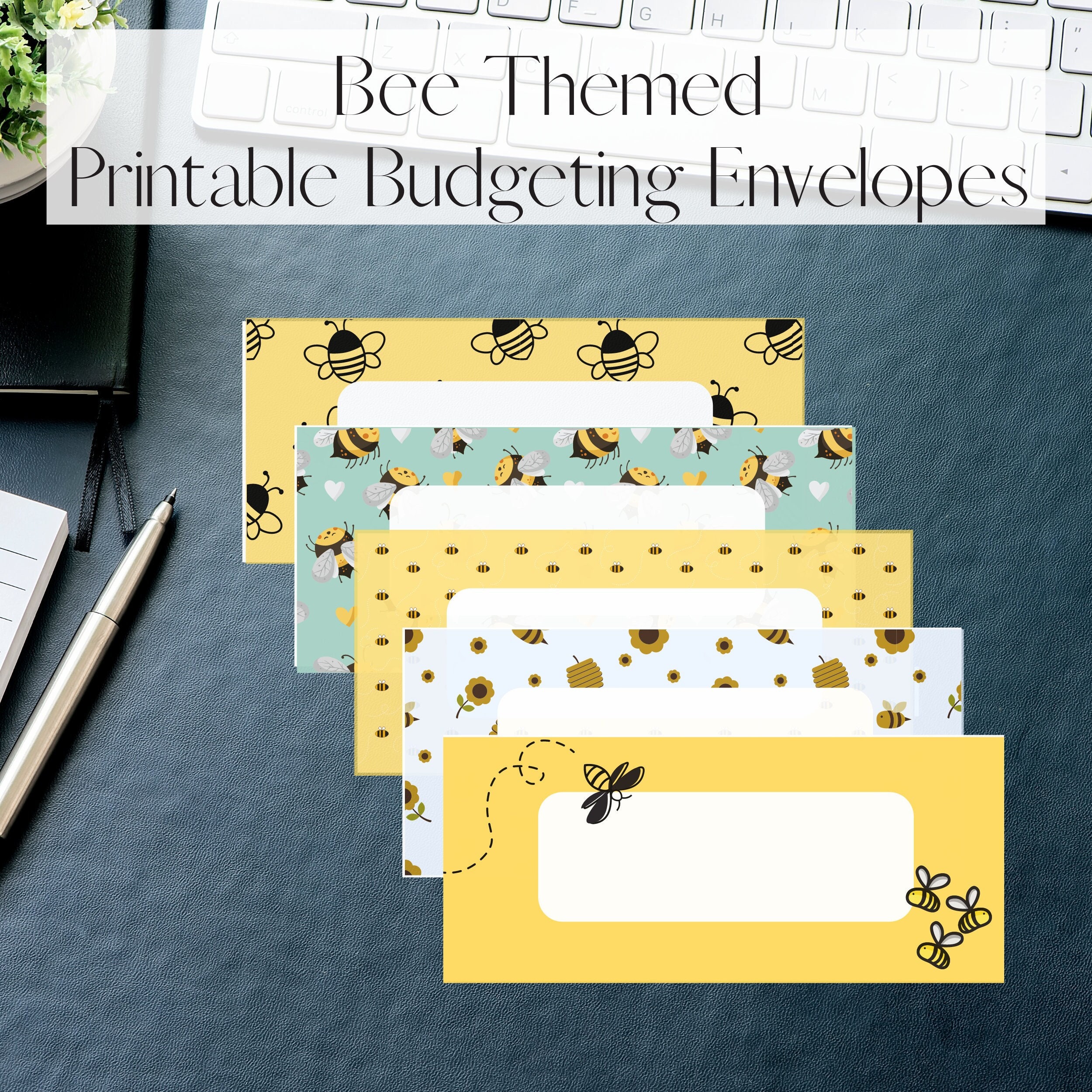 Bee-theme Cash Envelopes Printable Sinking Fund Envelopes - Etsy