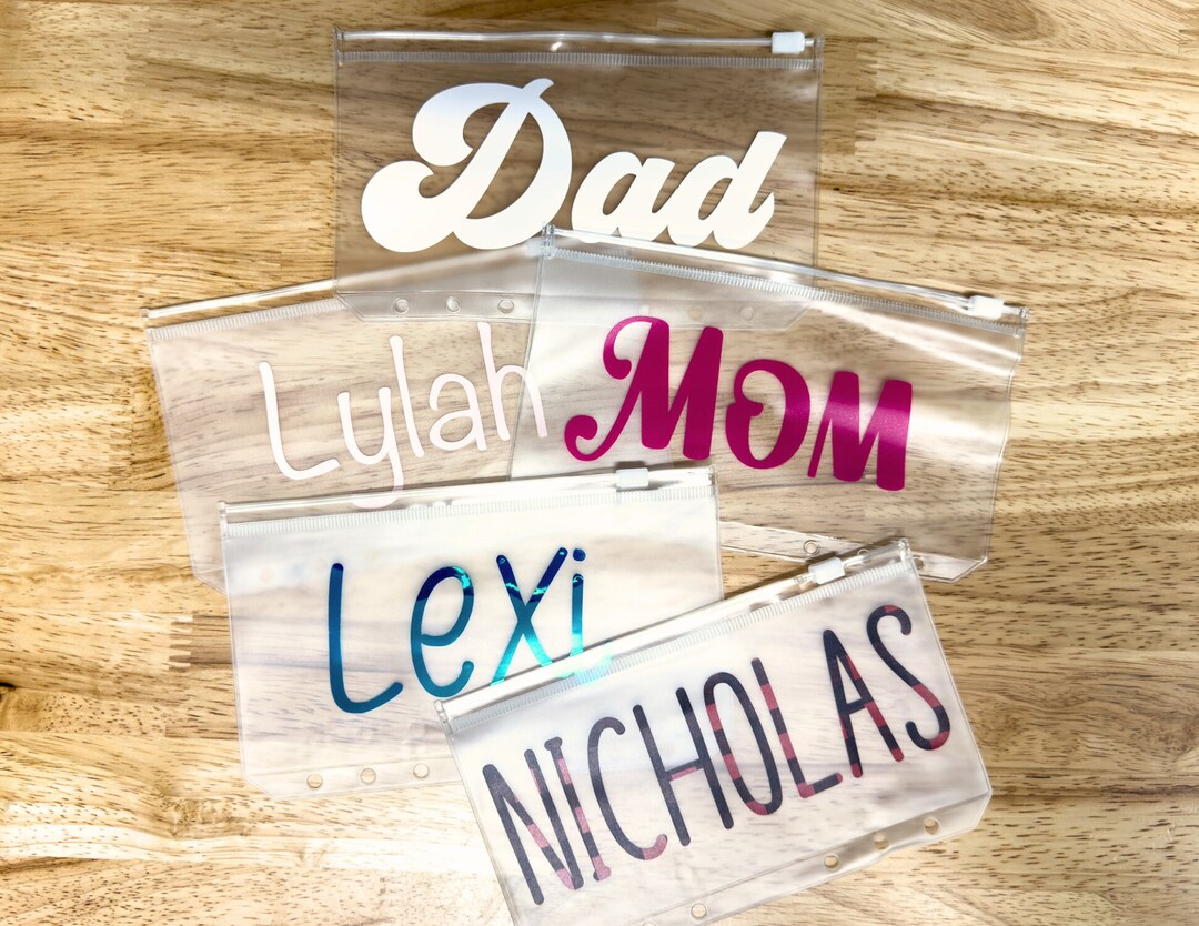 Custom Cash Envelope Labels and Zipper Envelopes | A6 Cash Labels ...