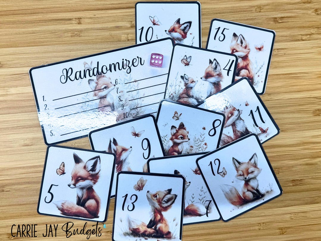 Fox Randomizer Game | Randomizer Challenges | Cash Stuffing | Placement ...