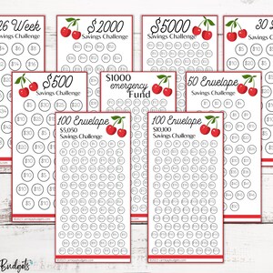 Ultimate 100 Envelope Challenge Box and Savings Challenge Starter Set ...