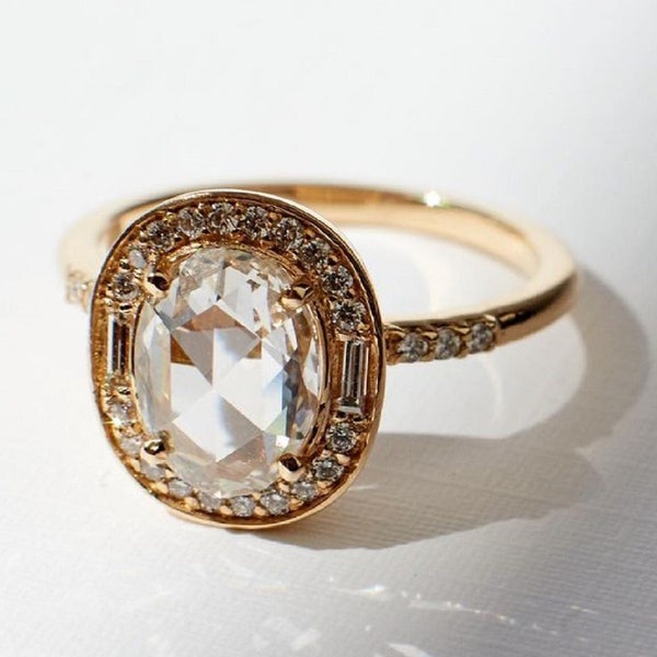 Antique Rose Cut Ring - Etsy