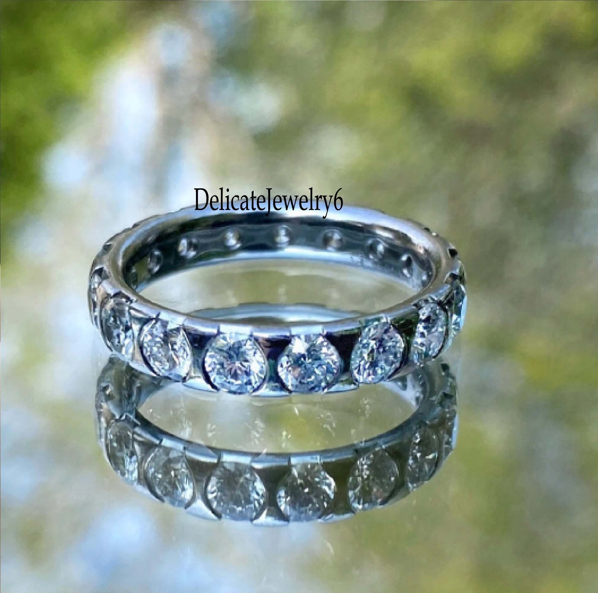 Vintage Stacking Band Cartier Love Ring Full Eternity Band 2.5 Mm Wide ...