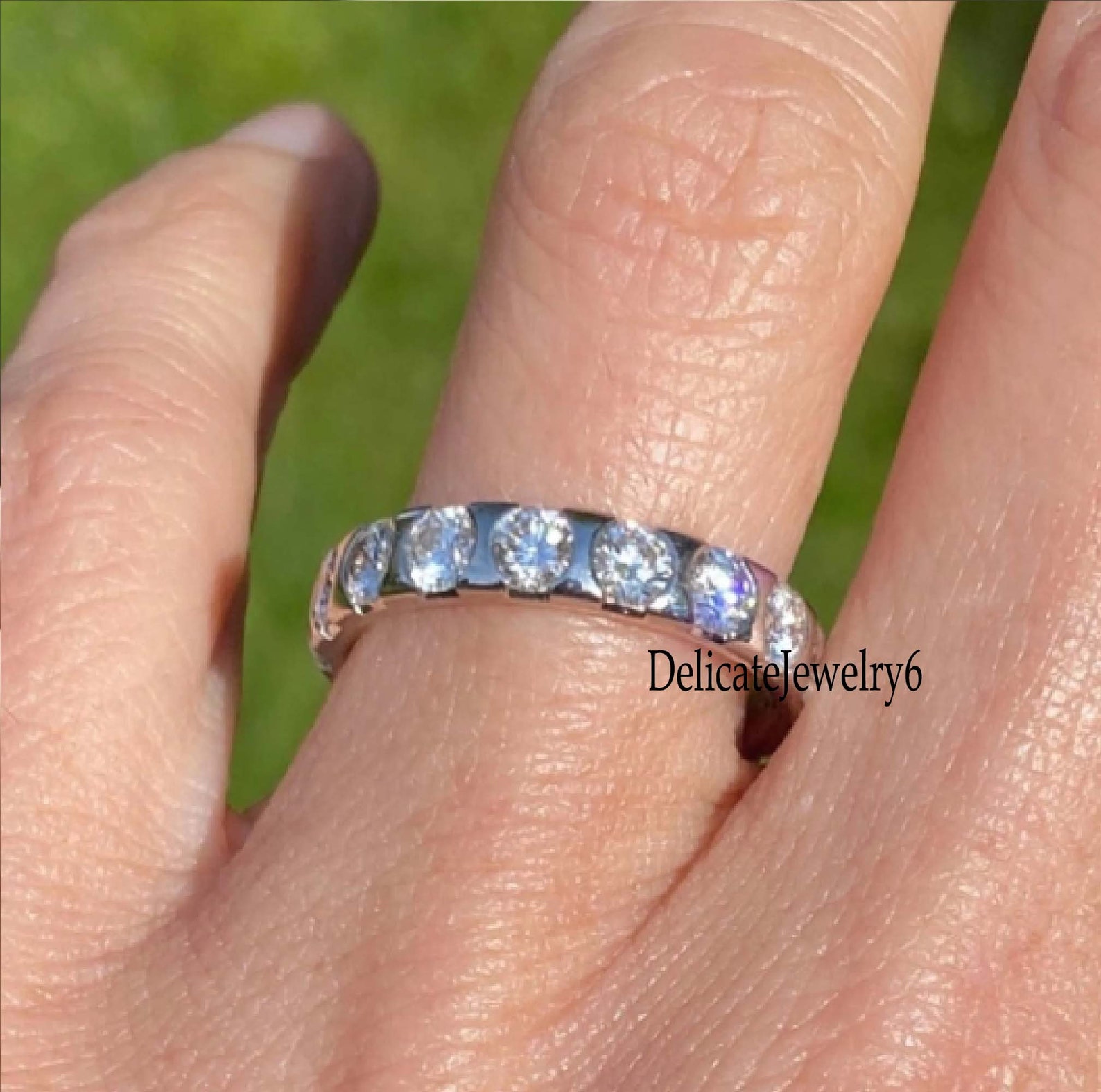 Vintage Stacking Band Cartier Love Ring Full Eternity Band 2.5 Mm Wide ...