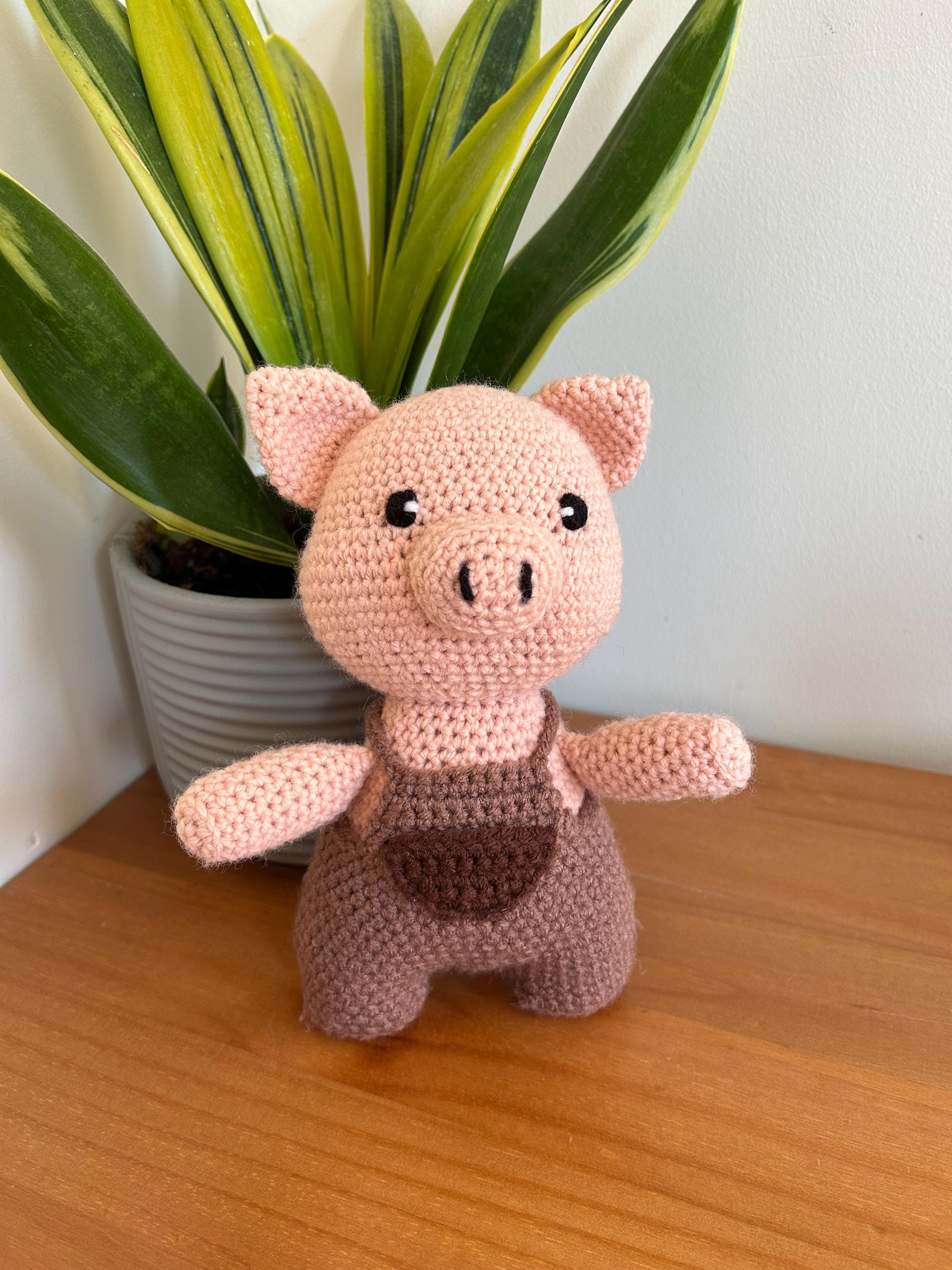 Pig Crochet Pattern - Periwinkle the Pig - Etsy
