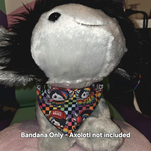 Emo Axolotl Stuffed Animal - Etsy