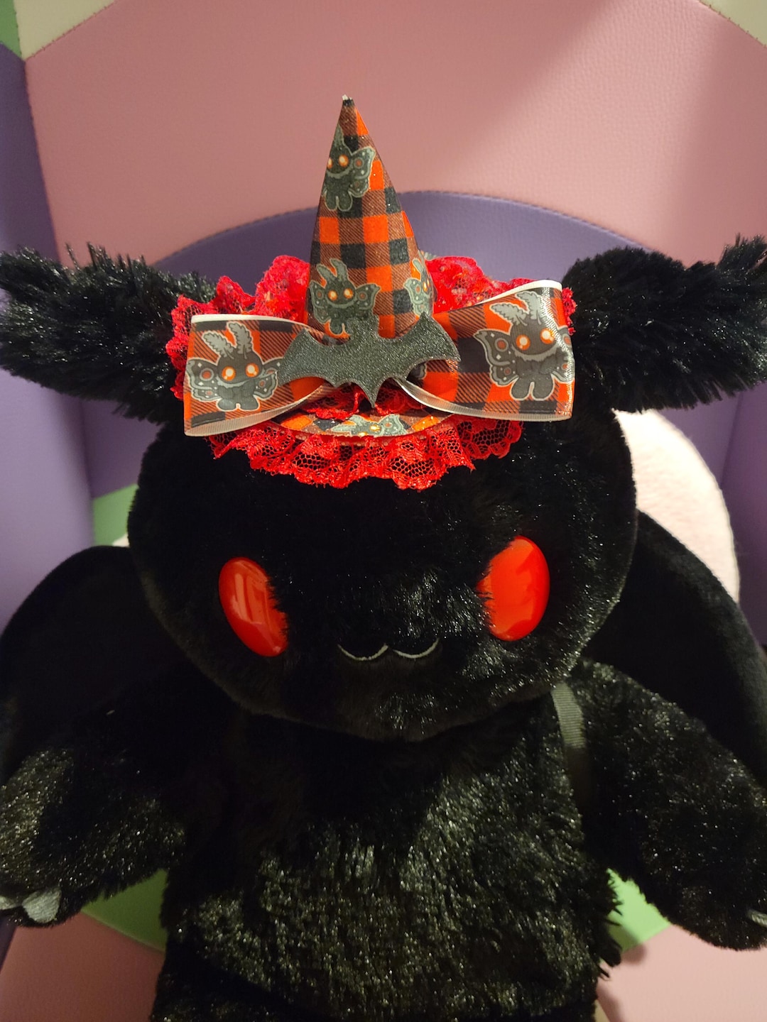 Hat Only - Cute Moth Mothman Kawaii Kitty Bows for Stuffed Animals ...
