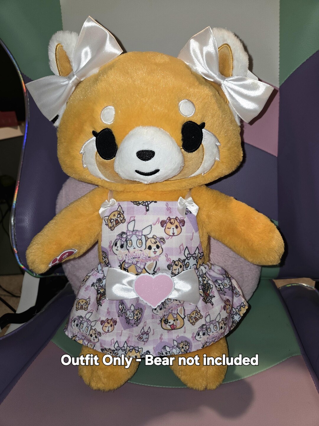 OUTFIT ONLY Red Panda Dress Kpop Cute Kawaii Kitty Bunny Outfit for ...