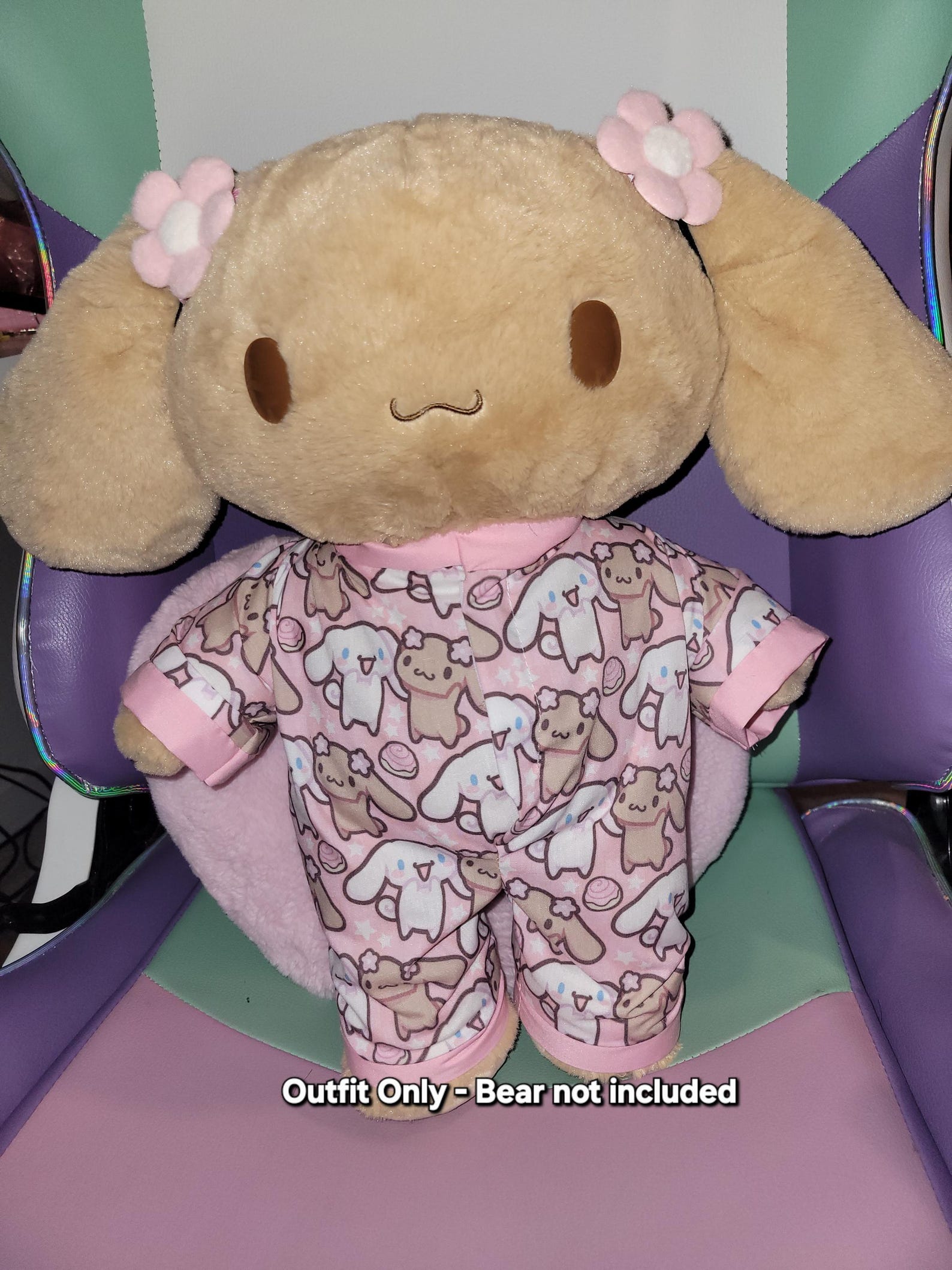 OUTFIT ONLY Sleeper Cute Kawaii Mocha Kitty Outfit for Stuffed Animals ...
