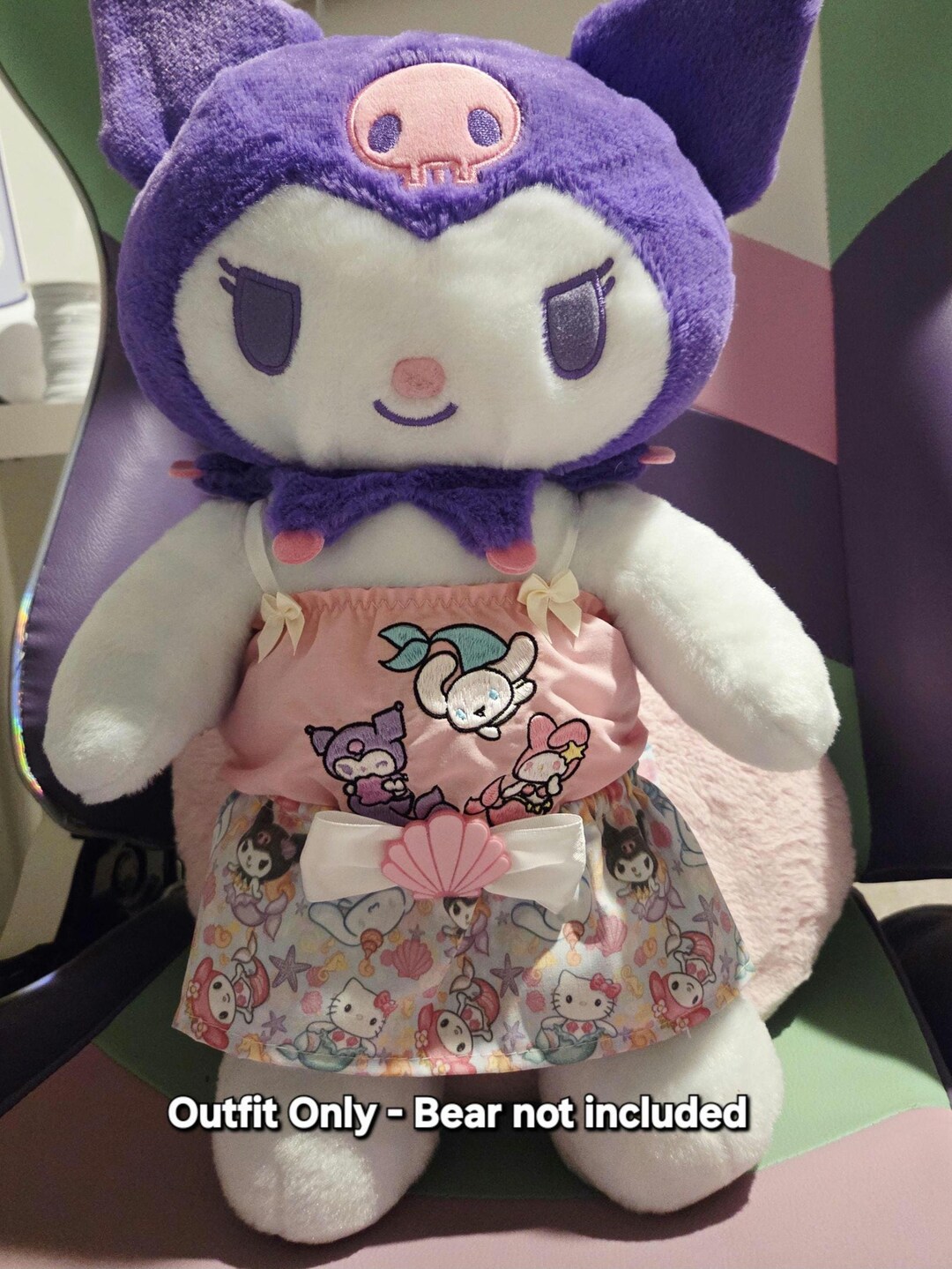 Outfit Only - Kawaii Kitty Kuro Cinnamon Rolls Outfit Mermaid Summer for Stuffed Animals Build ...