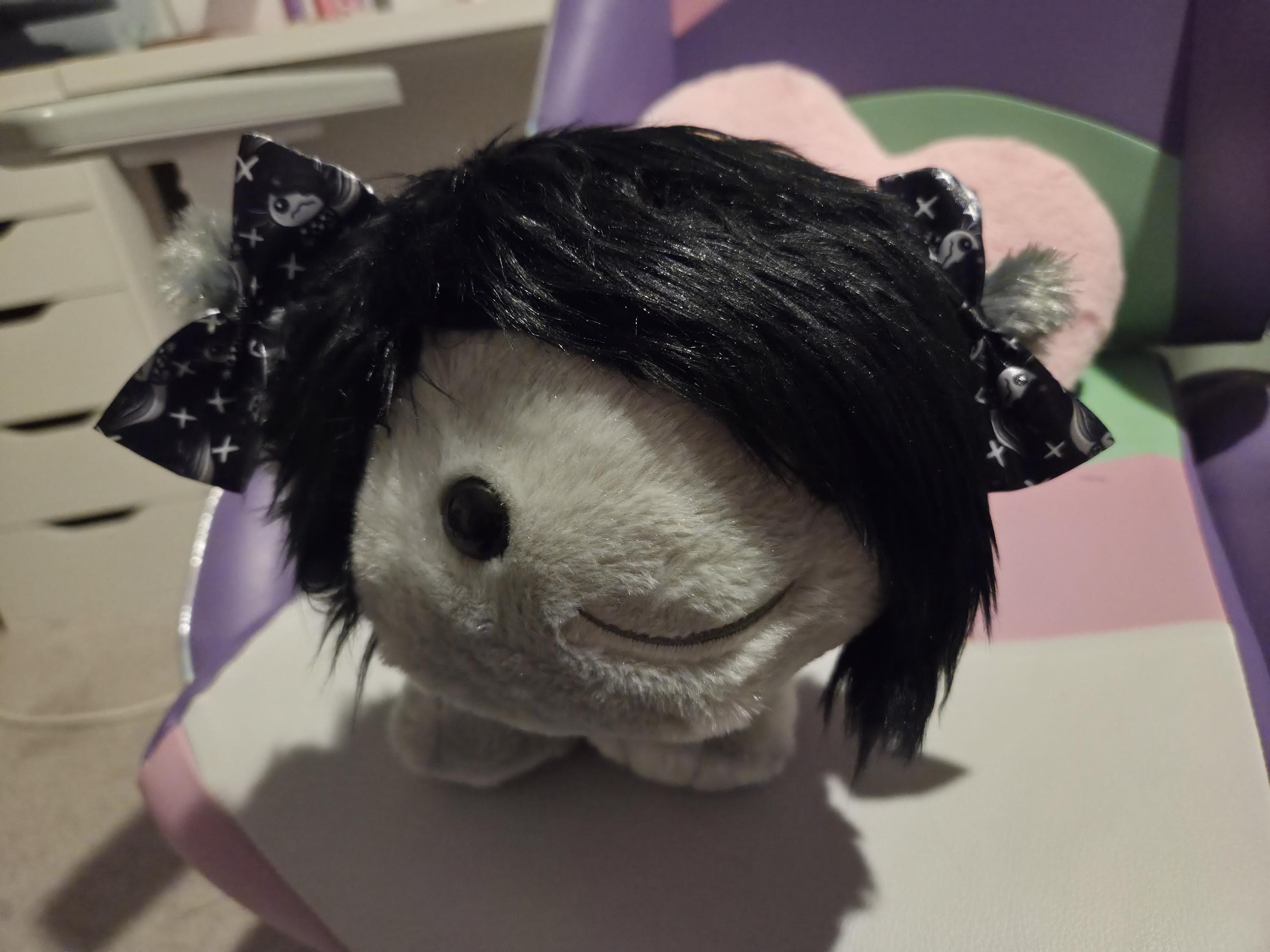 Bows Only - Emo Axolotl Neck Tie Goth for Teddy Build Bears Elastic ...