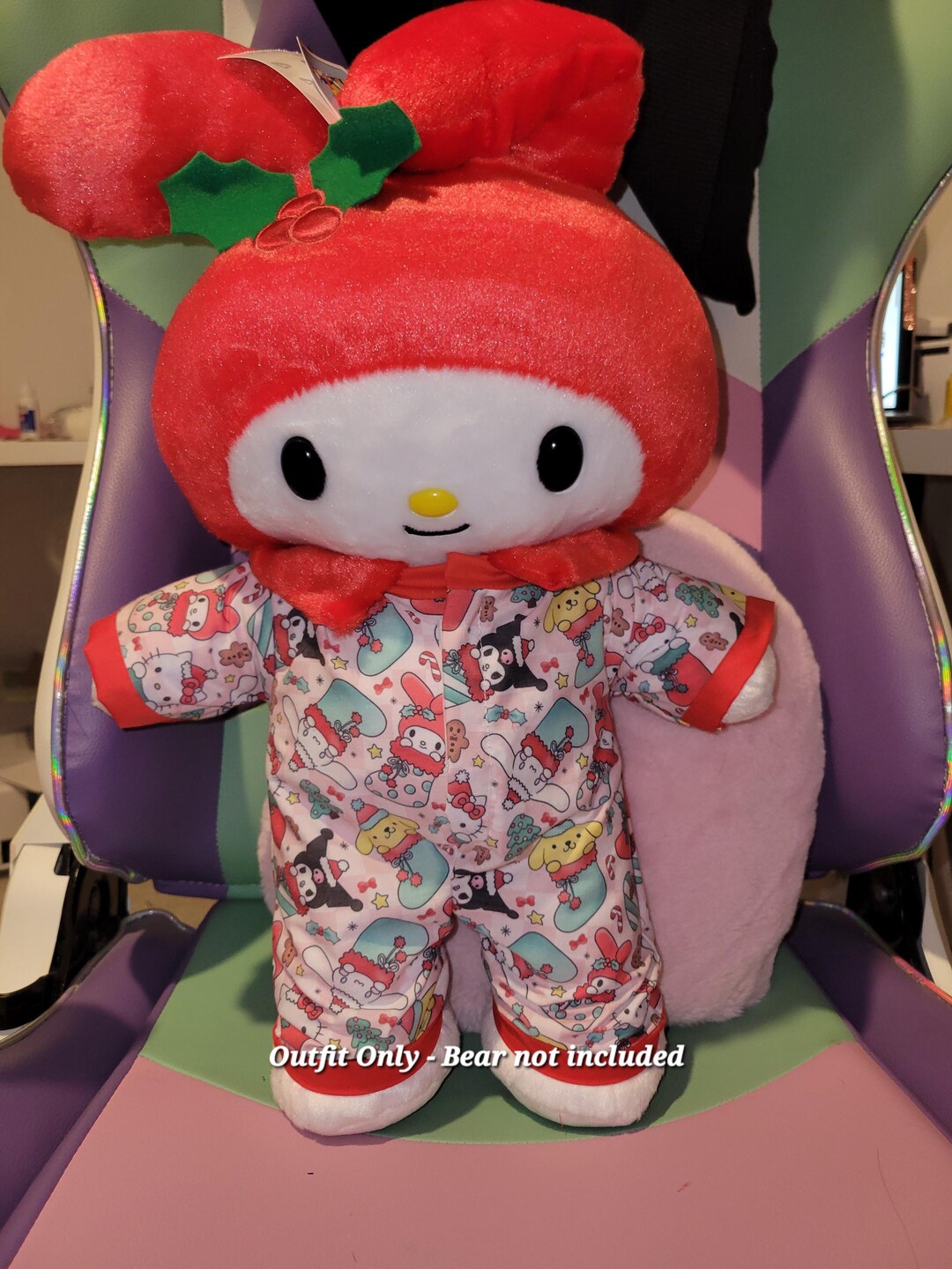 OUTFIT ONLY Sleeper Kuro Cute Kawaii Pumpkin Kitty Outfit for Stuffed ...