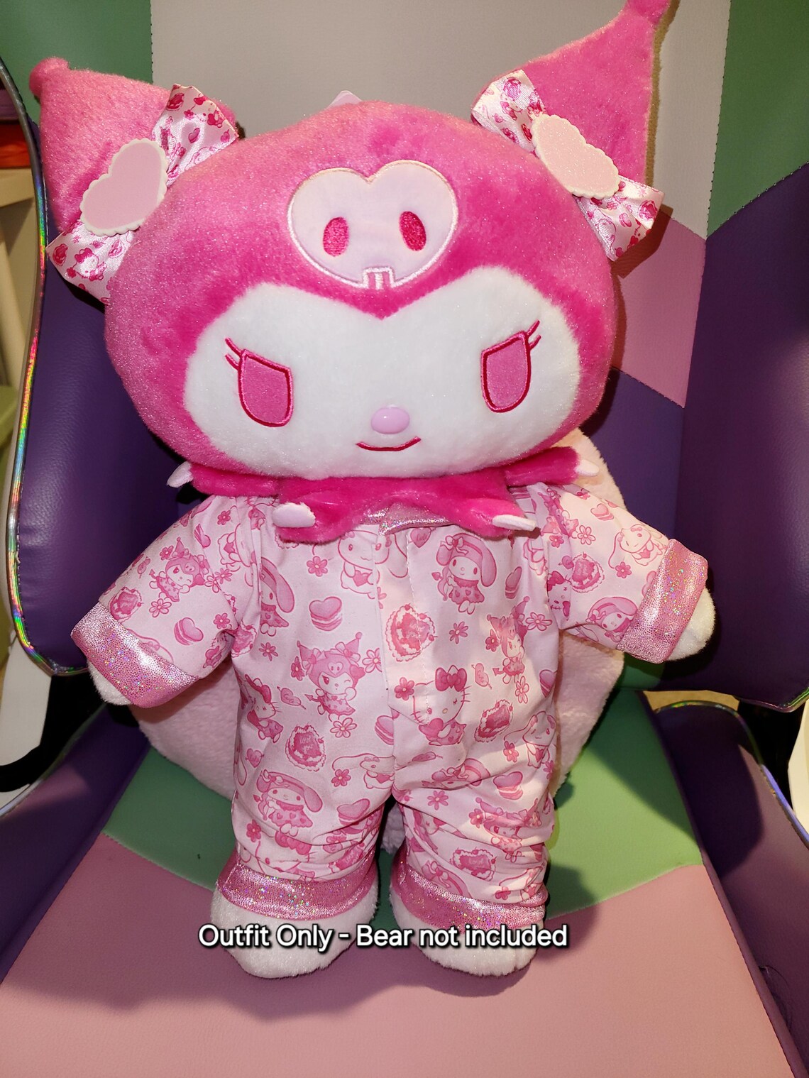 OUTFIT ONLY Sleeper Cute Kawaii Kitty Bunny Outfit for Stuffed Animals ...