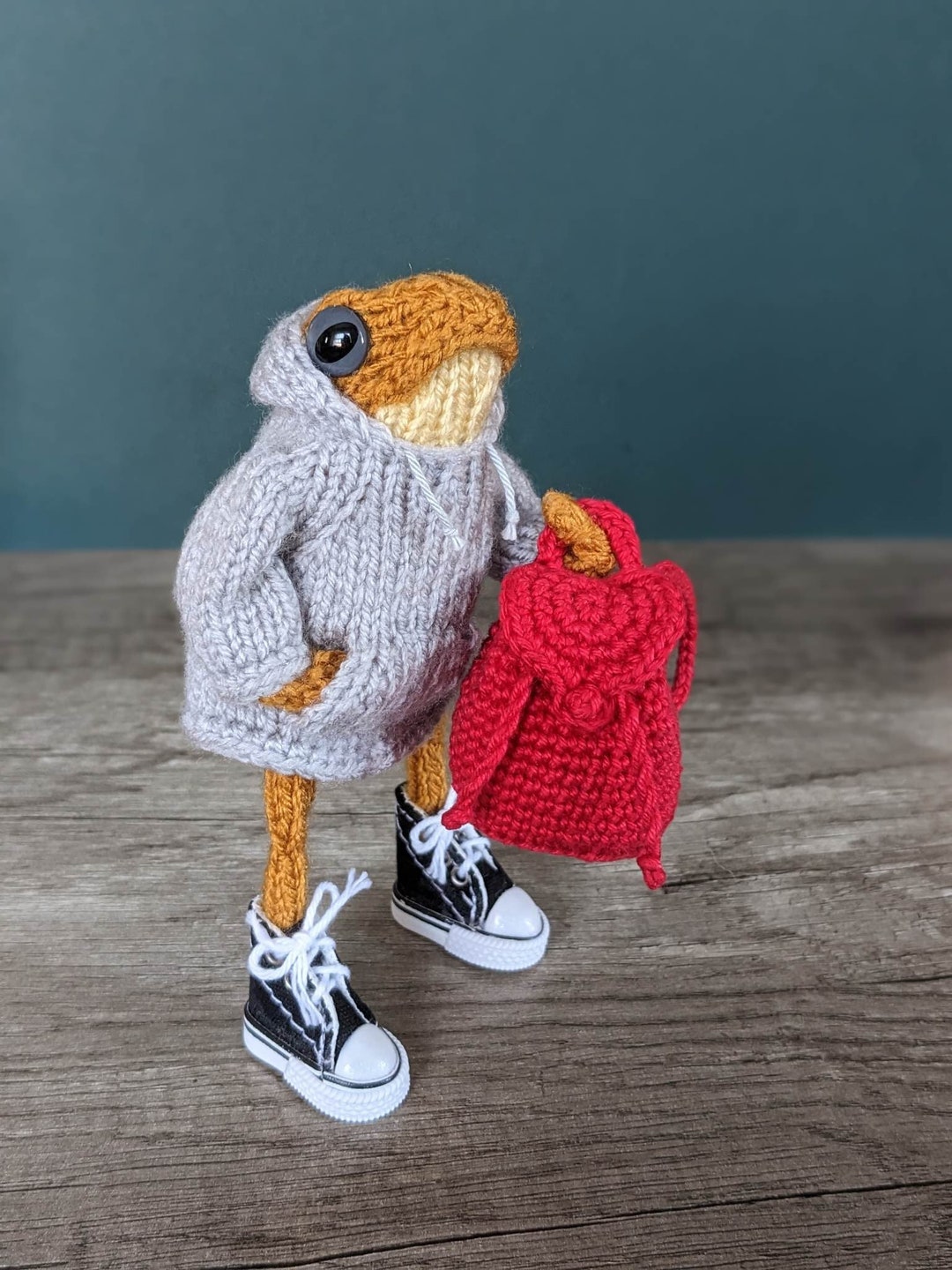 CROCHET PATTERN - Mini Backpack for a Frog - Etsy Canada