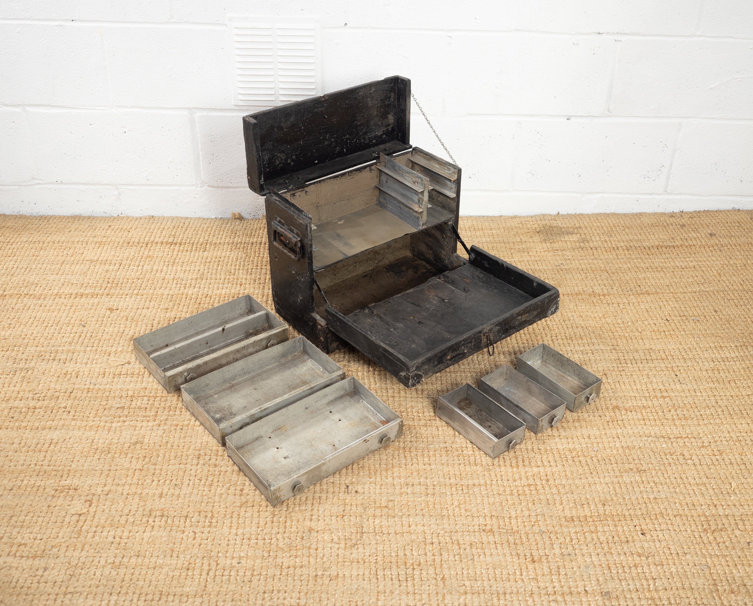 Vintage Scratch Built Engineers Toolbox - Etsy