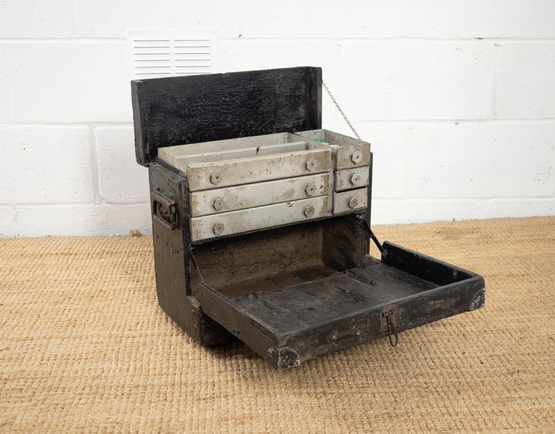 Vintage Scratch Built Engineers Toolbox - Etsy