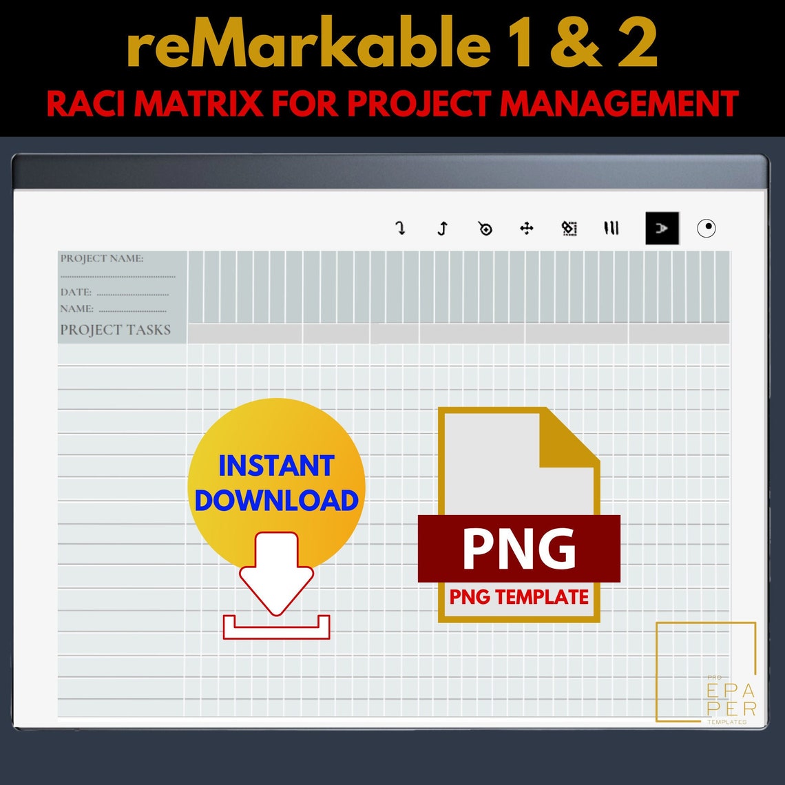 RACI CHART MATRIX for Project Managers With Stakeholders | Remarkable 1 ...