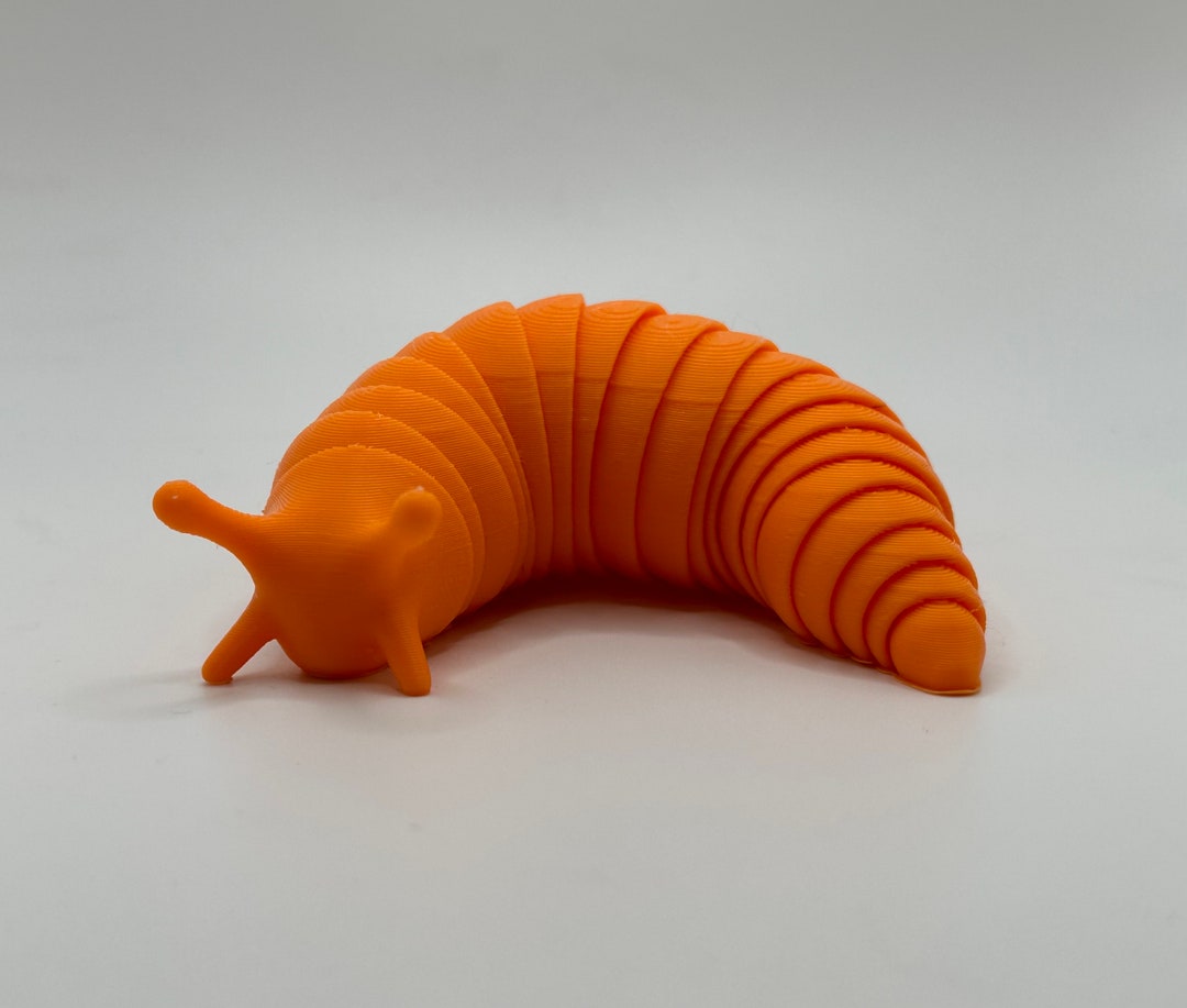 3D Printed Articulating Slug/fidget Toy - Etsy