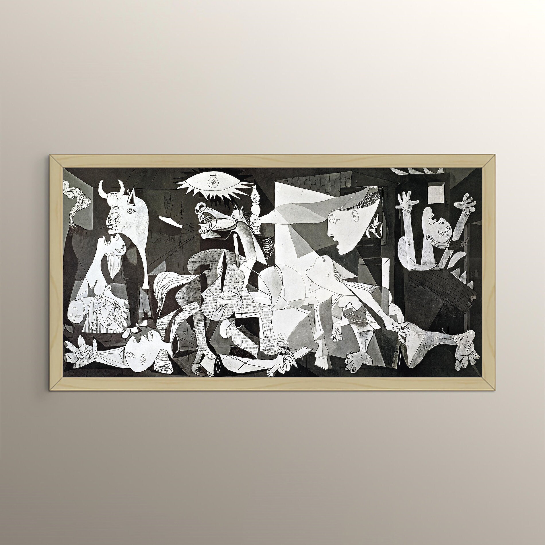 Pablo Picasso Guernica Wall Art Home Decor High Quality Print on MDF ...