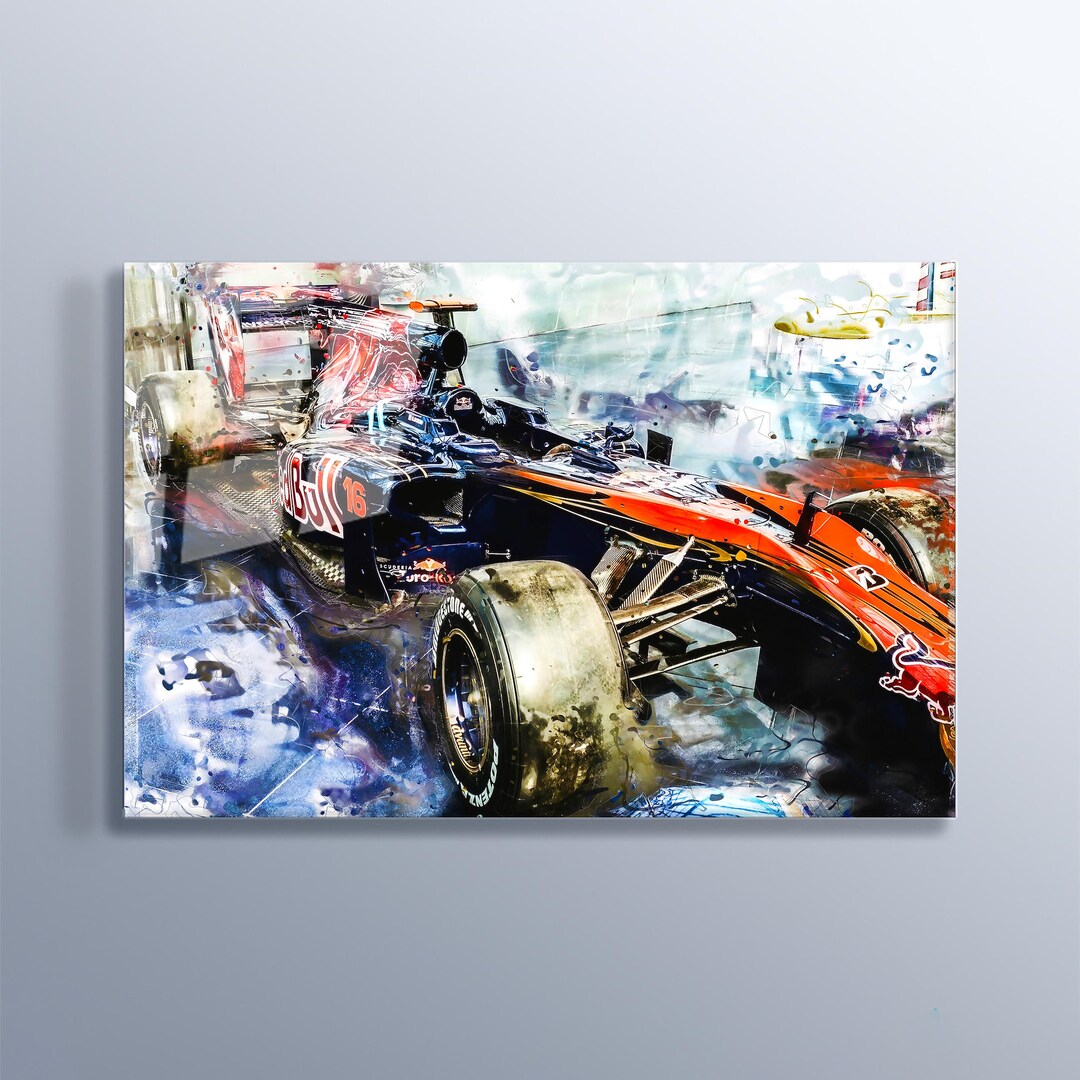 Formula 1 Racing Theme Wall Art Home Decoration High Quality Print on ...