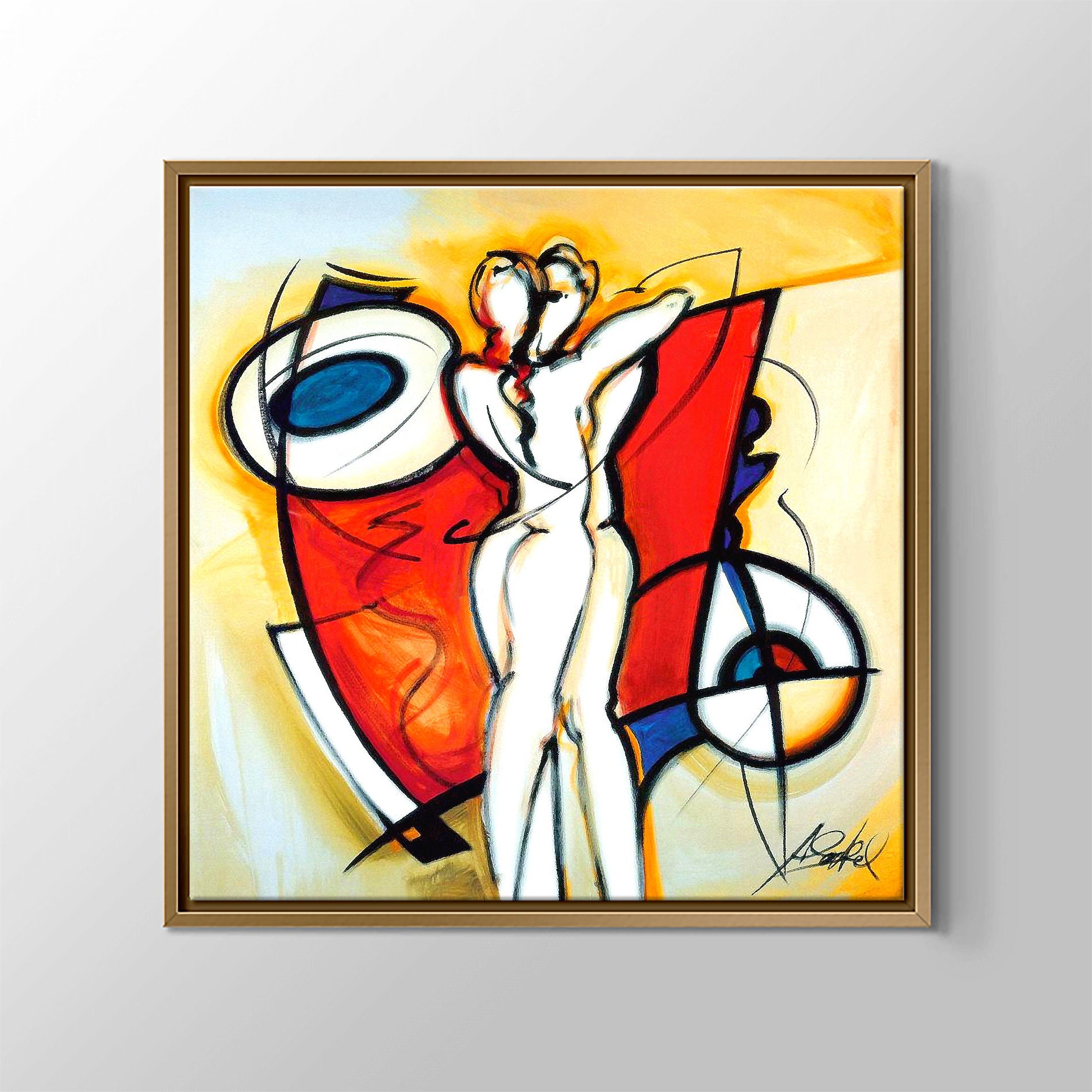 Alfred Gockel Endless Love High Quality Canvas Painting Wall - Etsy