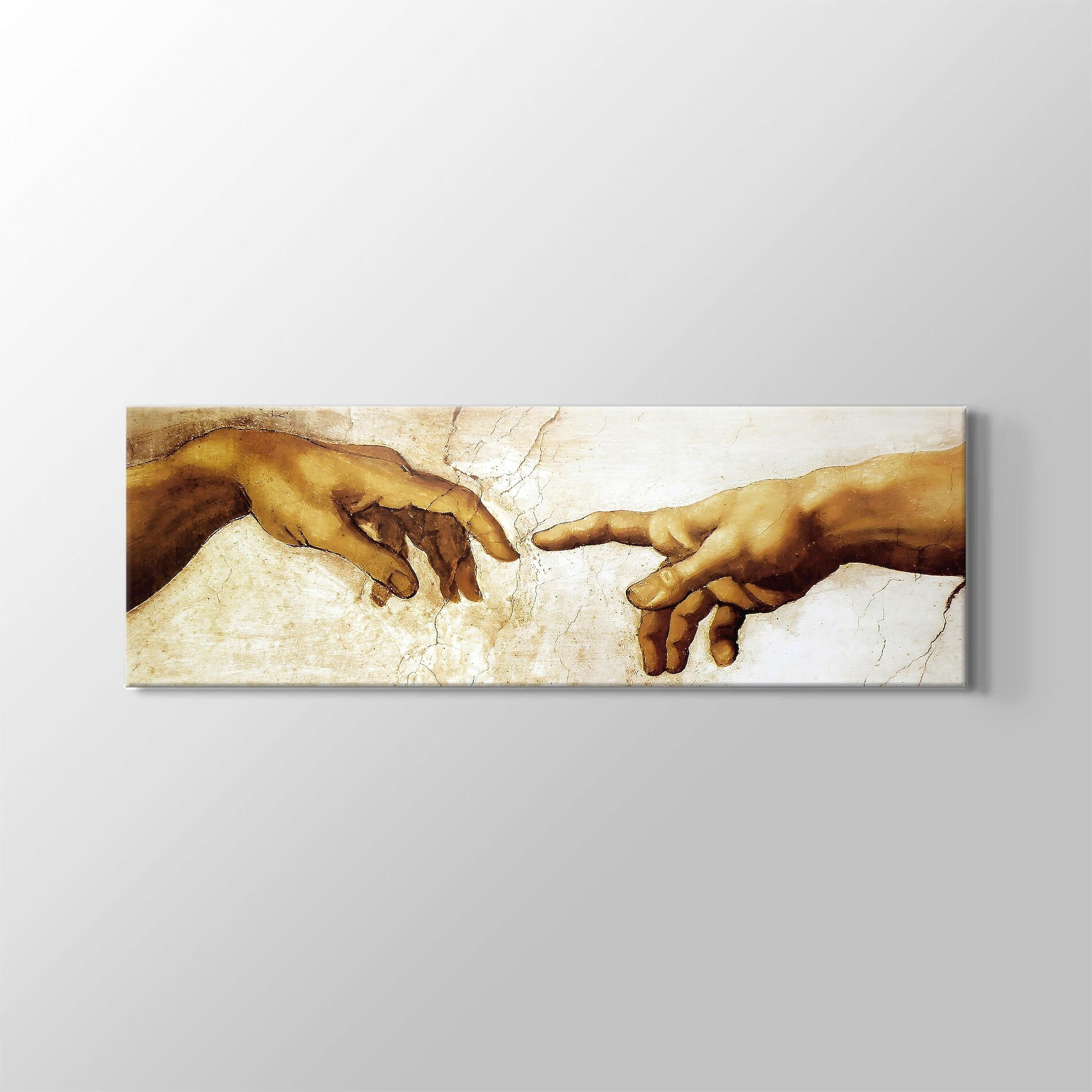 Michelangelo Buonarroti Creation of Adam Wall Art Painting on Canvas ...