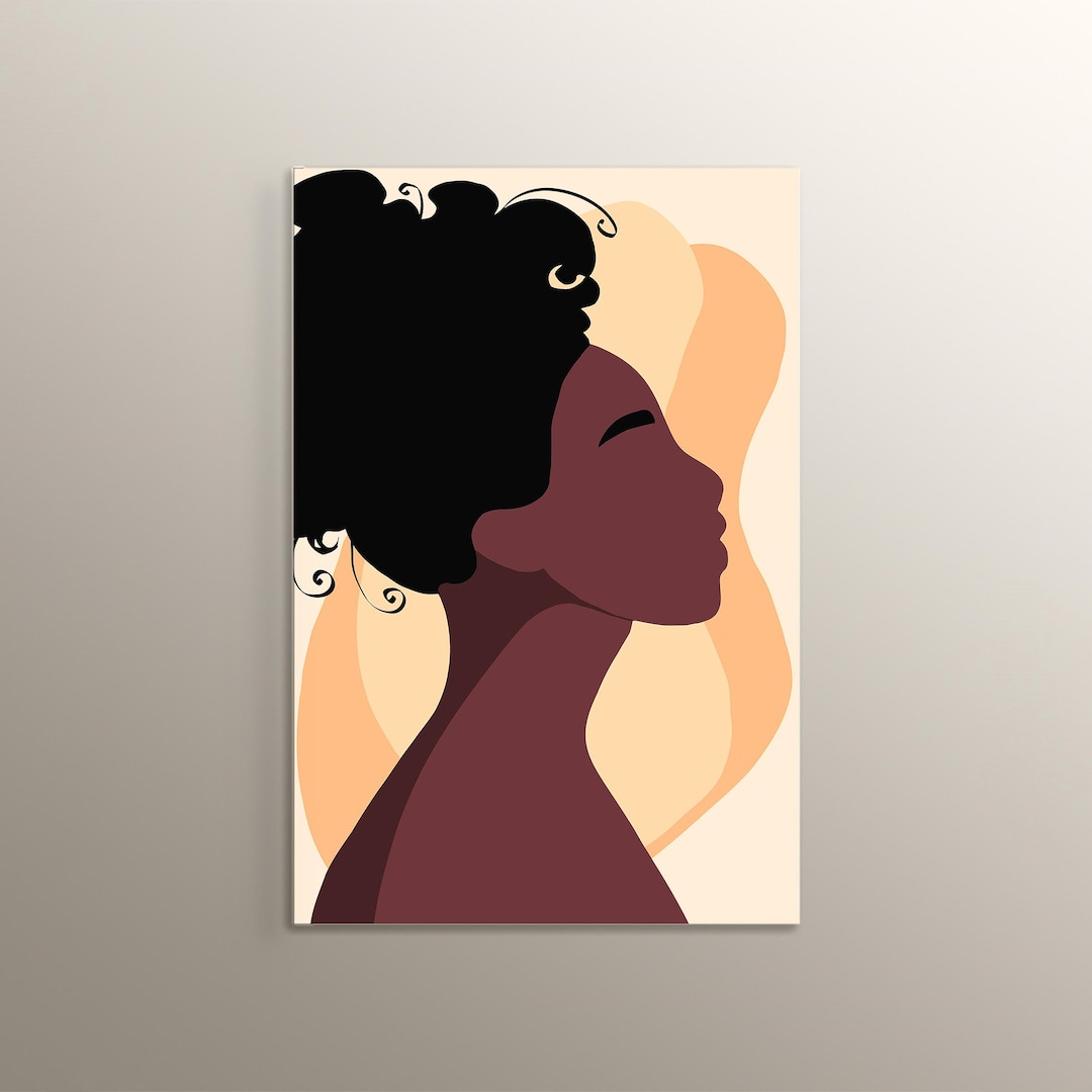 Woman Silhouette Women Pictures Wall Art Home Decoration High Quality ...