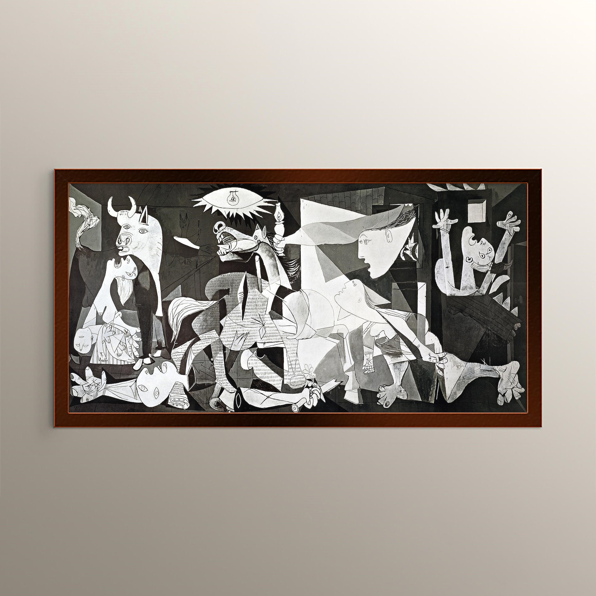 Pablo Picasso Guernica Wall Art Home Decor High Quality Print on MDF ...