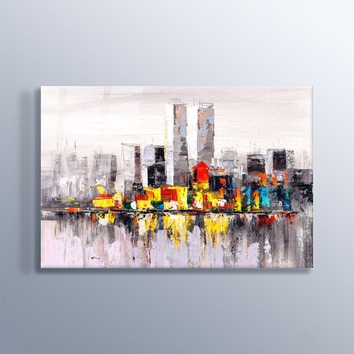New York Abstract City Wall Paintings Wall Art Home Decoration High ...