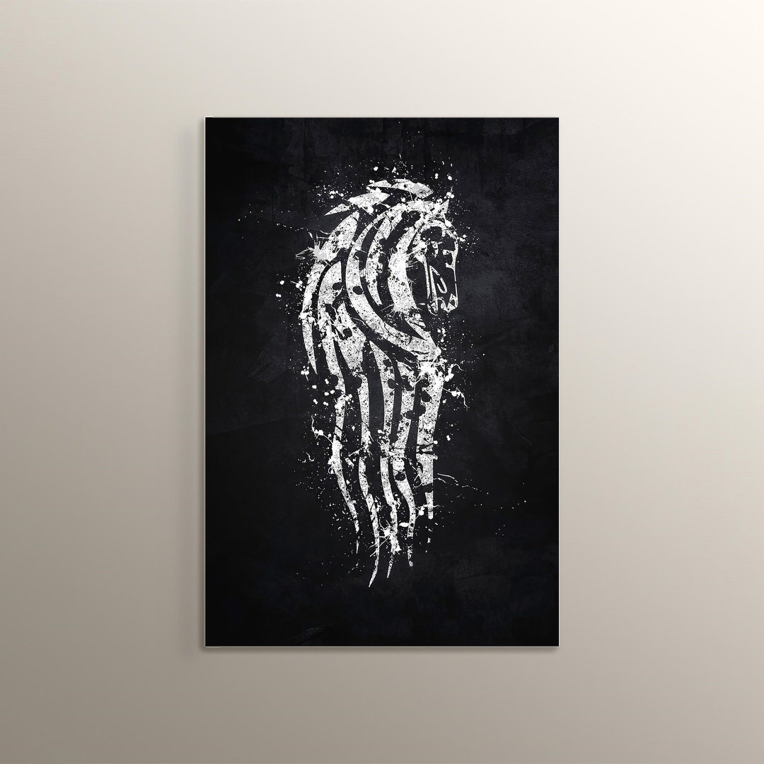Lord of the Rings Rohan Flag MDF LOTR Painting Print on MDF High ...