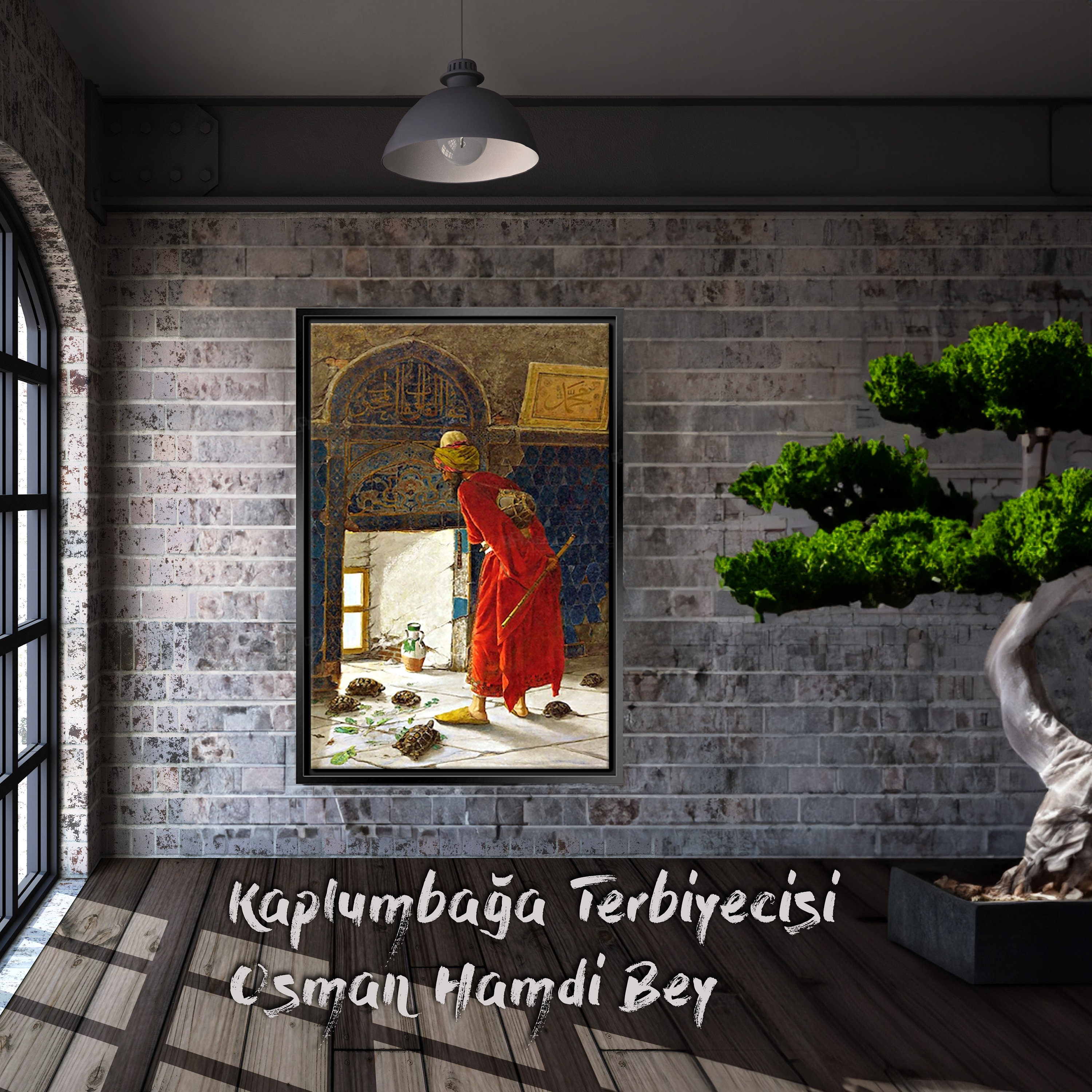 Osman Hamdi Bey the Tortoise Trainer Wall Art Home Decor Print on ...