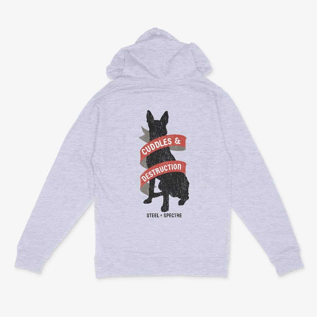 Mallinois Hoodie, Malinois Mom, Malinois Dad, K9 Handler Gift, K9 Hoodie, Working Dog Gear, Dog ...